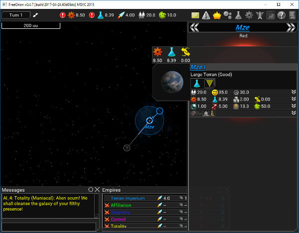 FreeOrion - Turn-based Space Empire and Galactic Conquest - OSS Blog