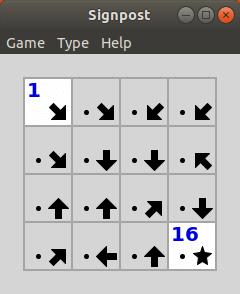 Signpost - Connect the Squares into a Path - Puzzle Game - OSS Blog